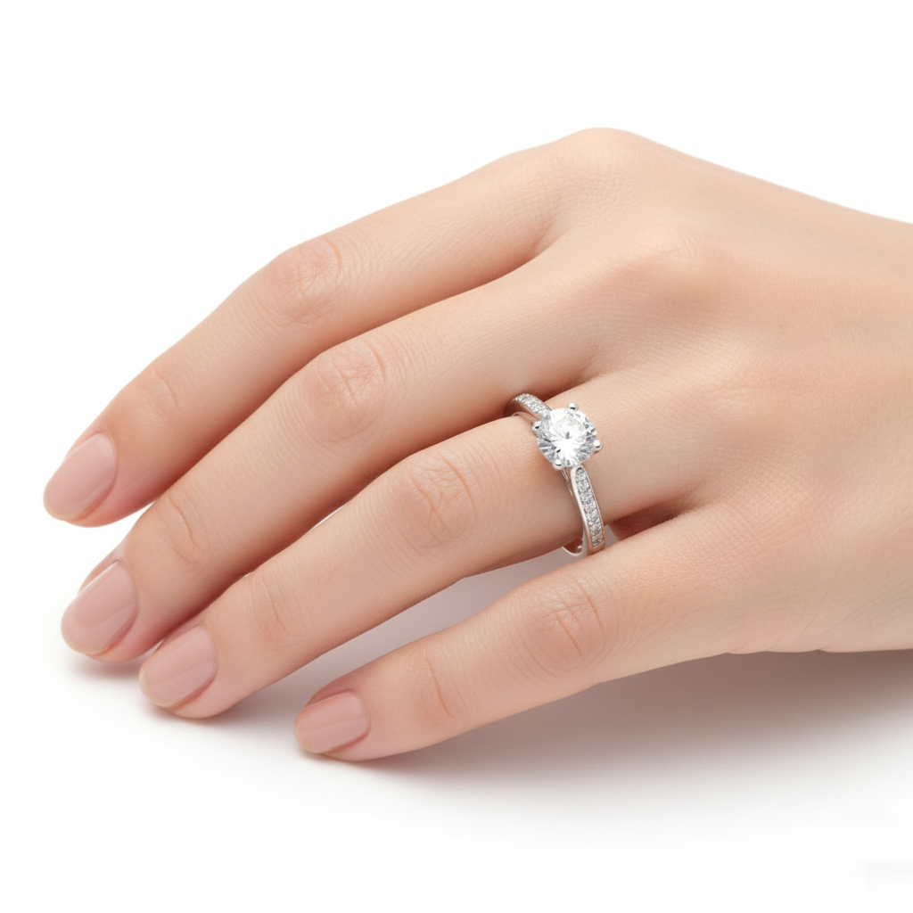 Serenade of Grace Solitaire | Inspireverest Jewellery
